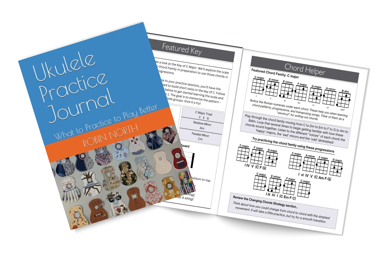 Ukulele Practice Journals from Beach Nana Ukulele — Beach Nana