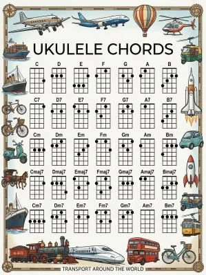 Popular Themed Ukulele Chord Charts — UKULELES UNANIMOUS