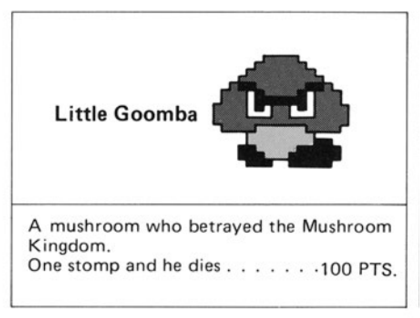 A Short History of the Goomba — Thrilling Tales of Old Video Games