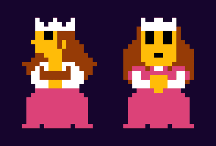 A Parade of Princess Peach Prototypes — Thrilling Tales of Old Video Games