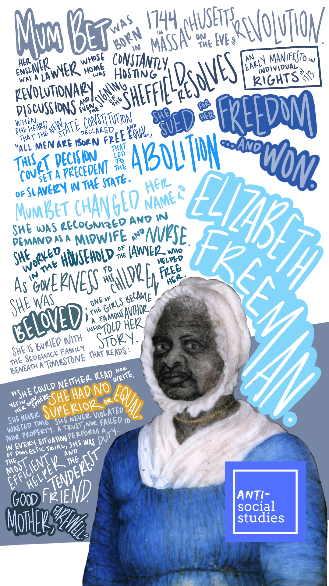 Anna Murray Douglass (Black + Women's History Poster) DIGITAL DOWNLOAD ...