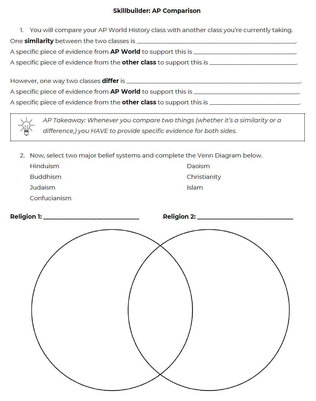 AP World History Exam Review Packet — Emily Glankler | Anti-Social Studies