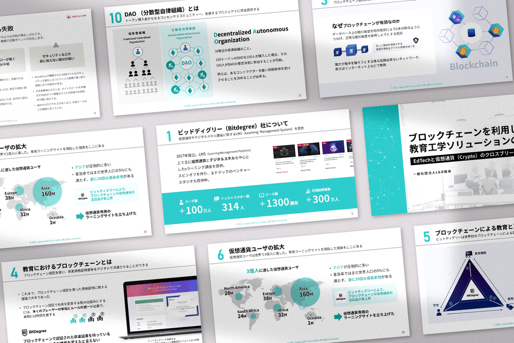 EdTech World Forum 2021 | 一般社団法人L&D協会 | 参加レポート資料 | PHAINO DESIGN ...