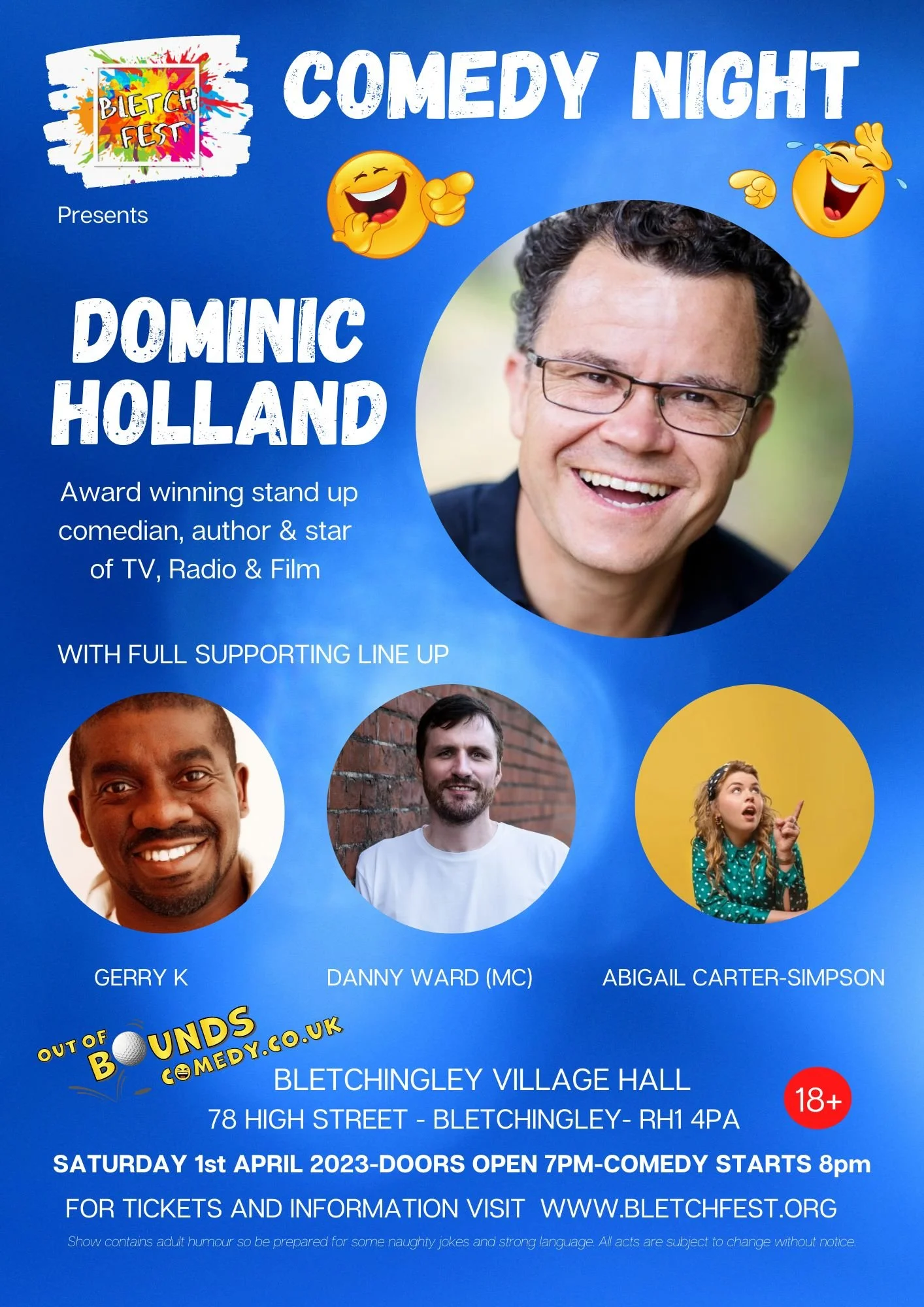 All Fools Comedy Night! — BletchFest