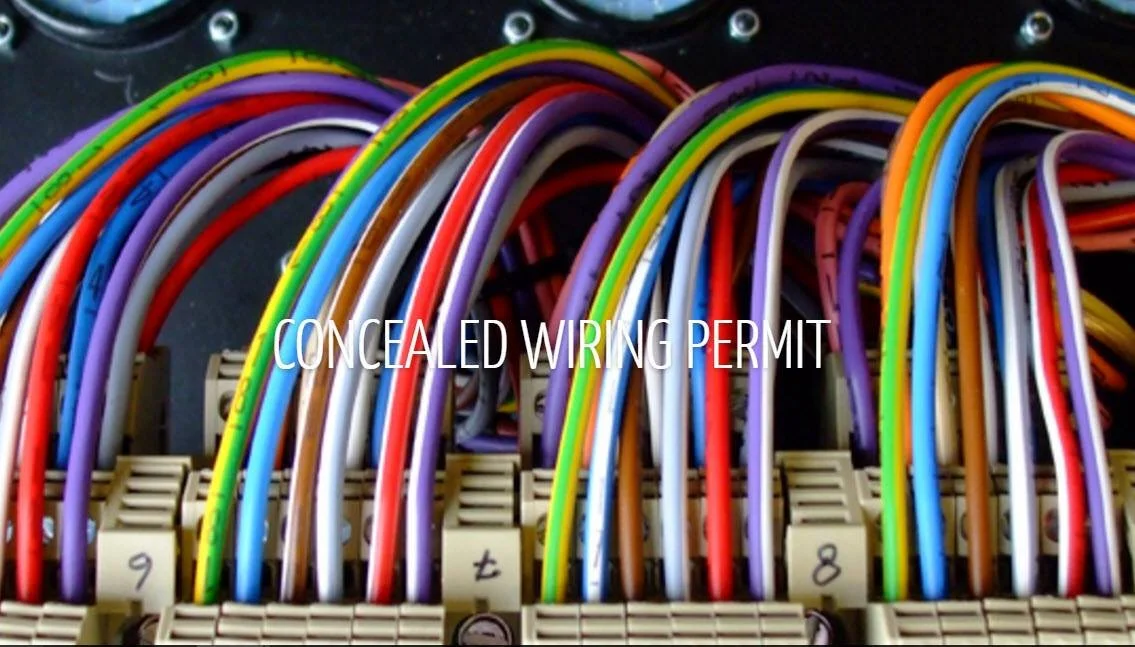 CONCEALED WIRING PERMITS
