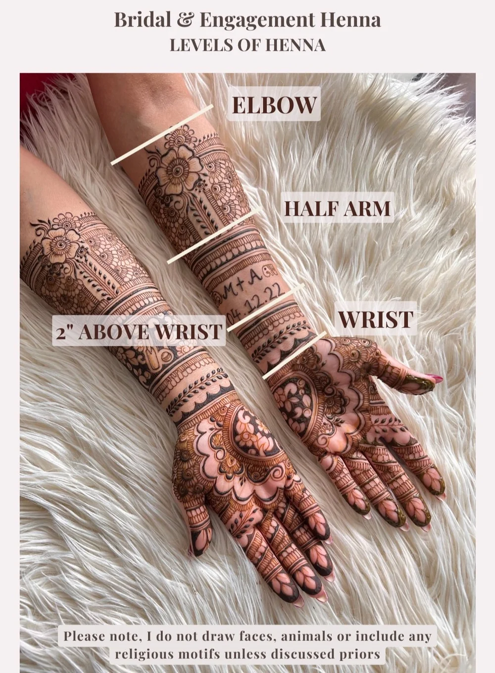 rates and services — Swirled Henna