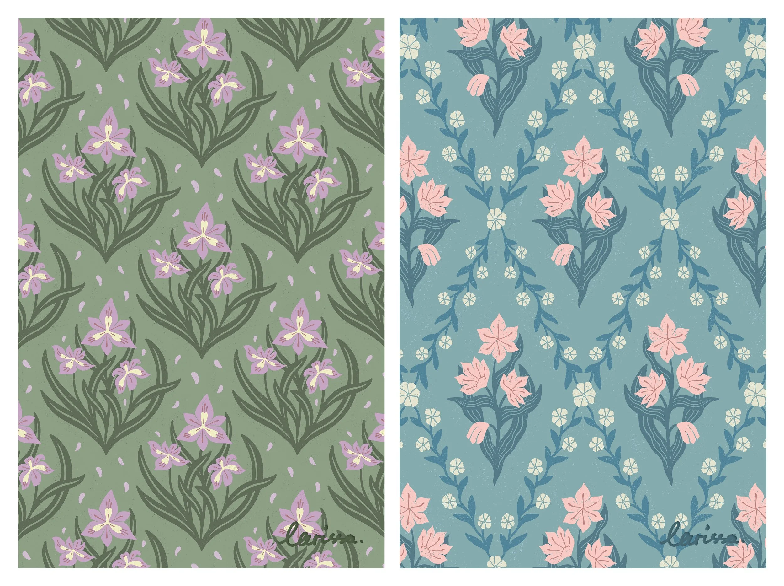 Making Diamond Layout Patterns in Procreate | Exploring Pattern Layouts ...
