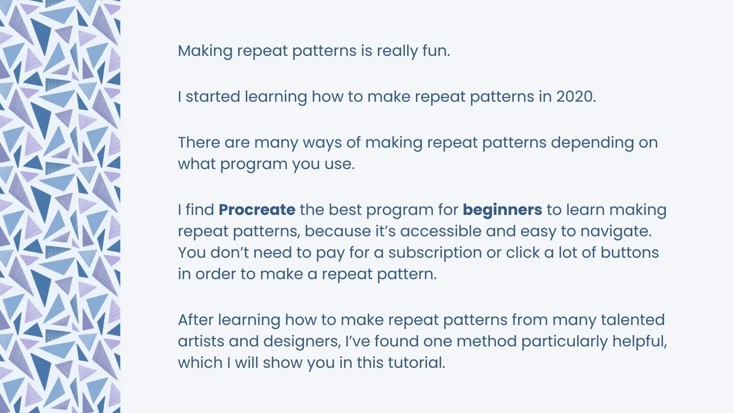 Making a Full Drop Repeat Pattern in Procreate — Larissa's Art Studio