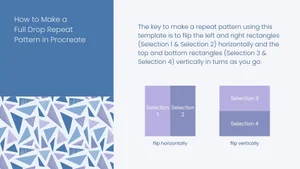 Making a Full Drop Repeat Pattern in Procreate — Larissa's Art Studio