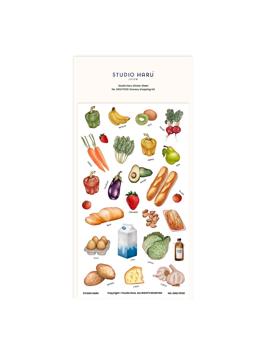 Grocery Food Stickers