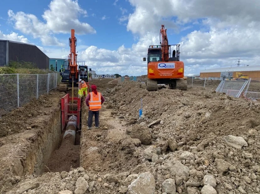 Trench, Manhole & Drag Boxes — Redrock Hire LTD