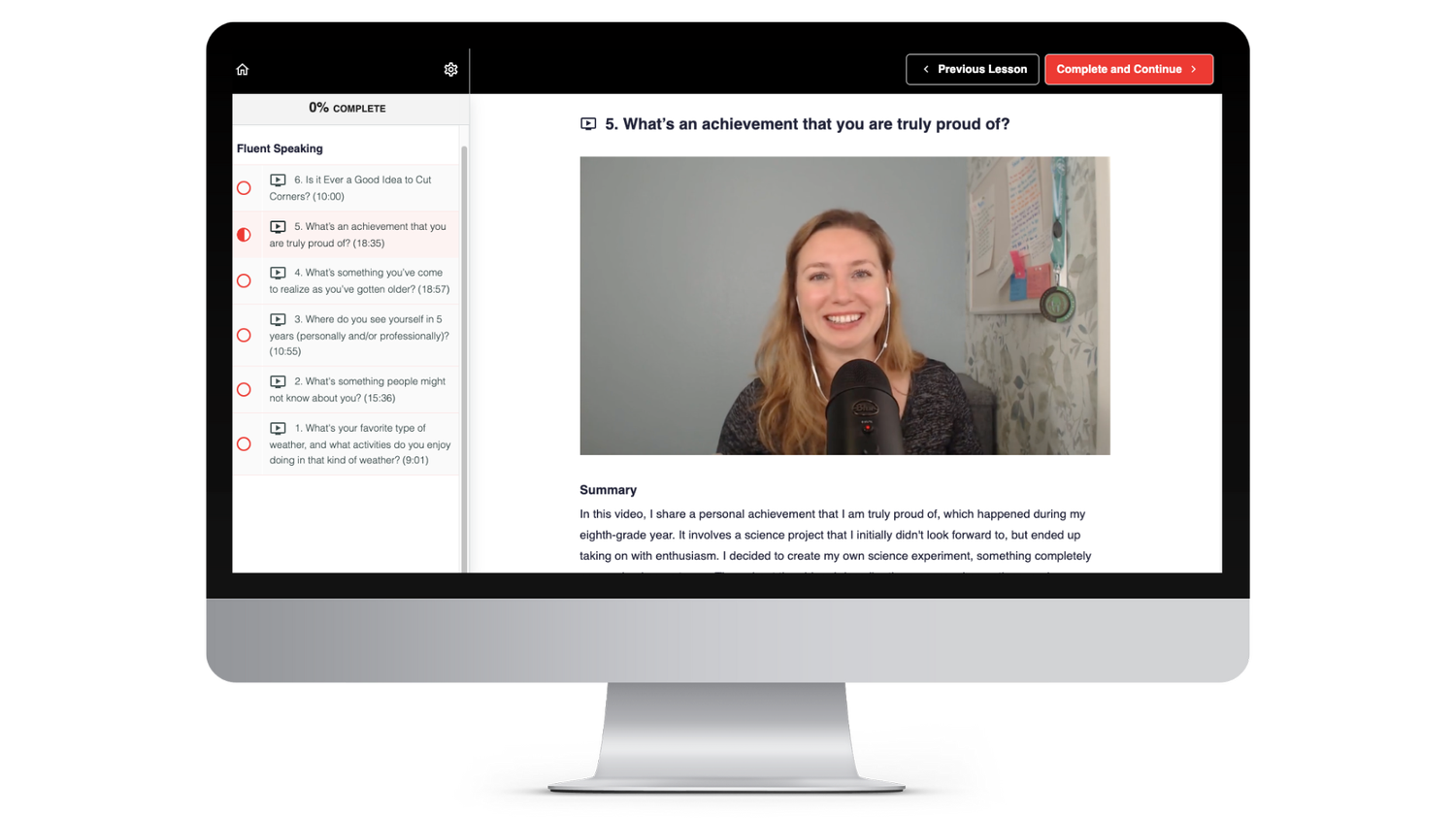 Fluent English with Stefanie — English Full:Time