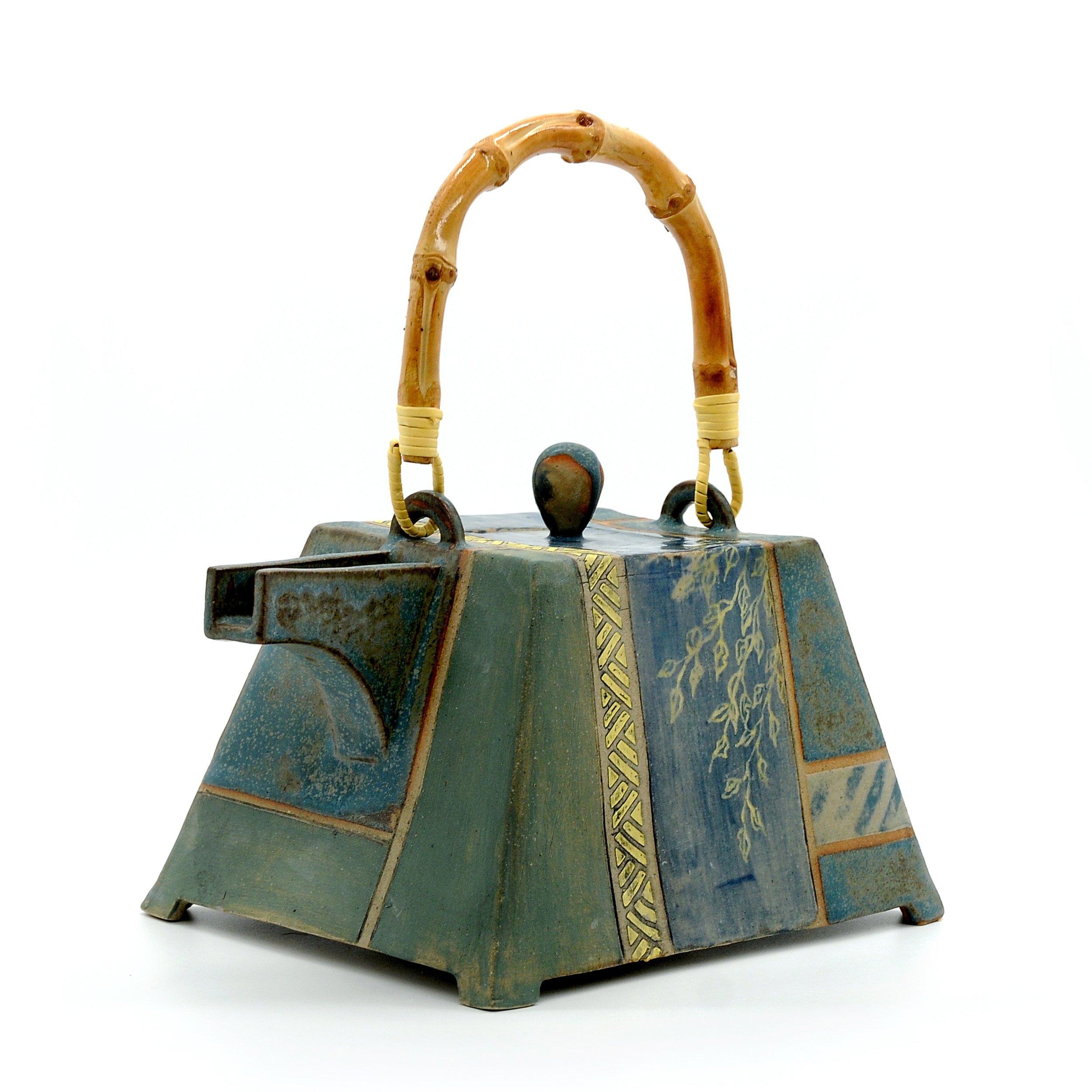 Terra Sigillata Pyramid Box Teapot 01 — Miae Kim Ceramics