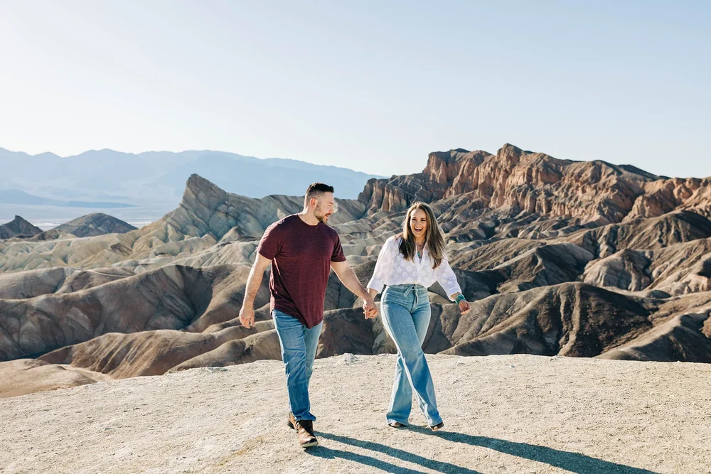 Winter Death Valley Engagement Session | Aly & Alex — Love and ...