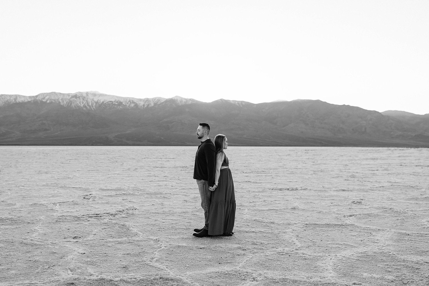Winter Death Valley Engagement Session | Aly & Alex — Love and ...