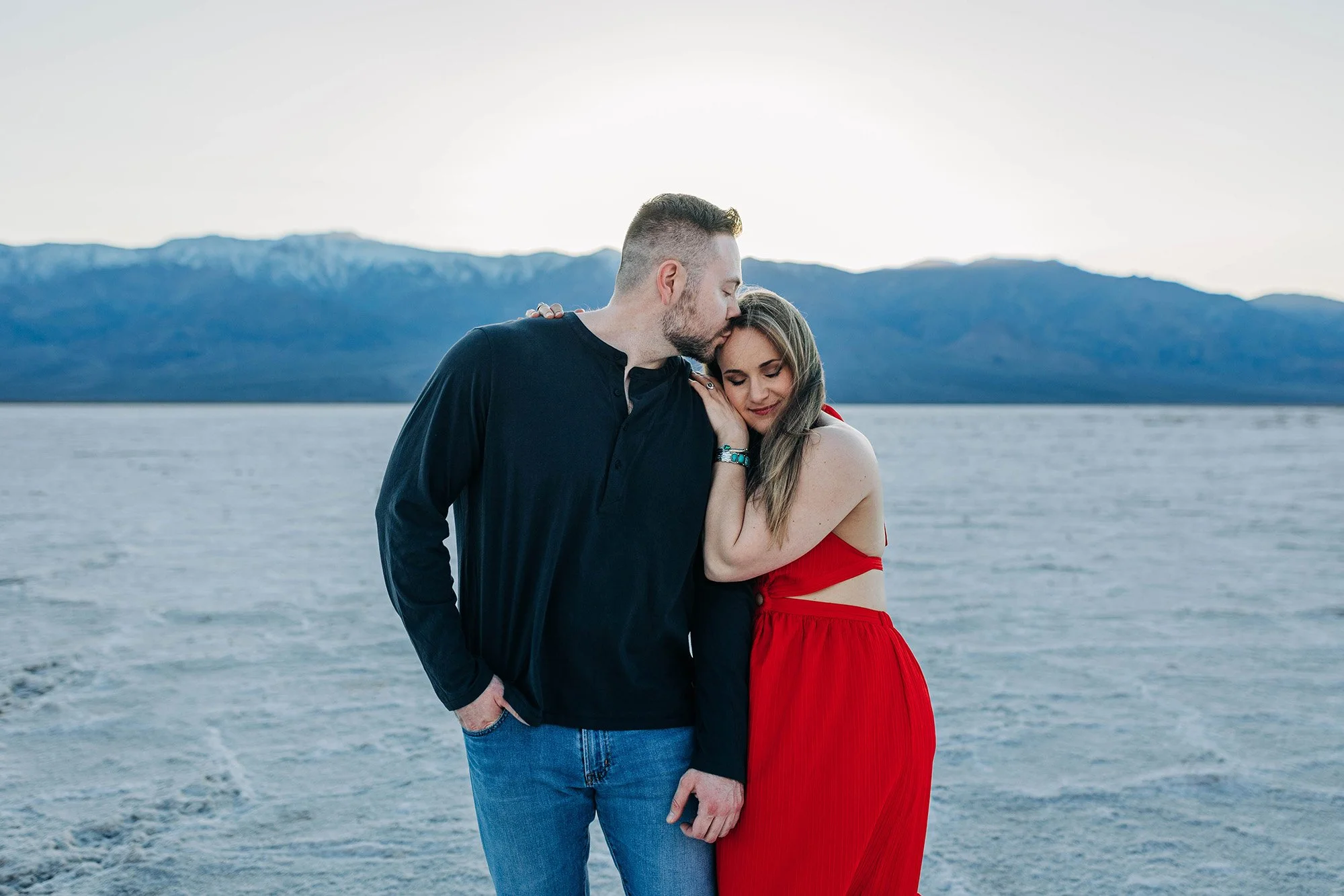 Winter Death Valley Engagement Session | Aly & Alex — Love and ...