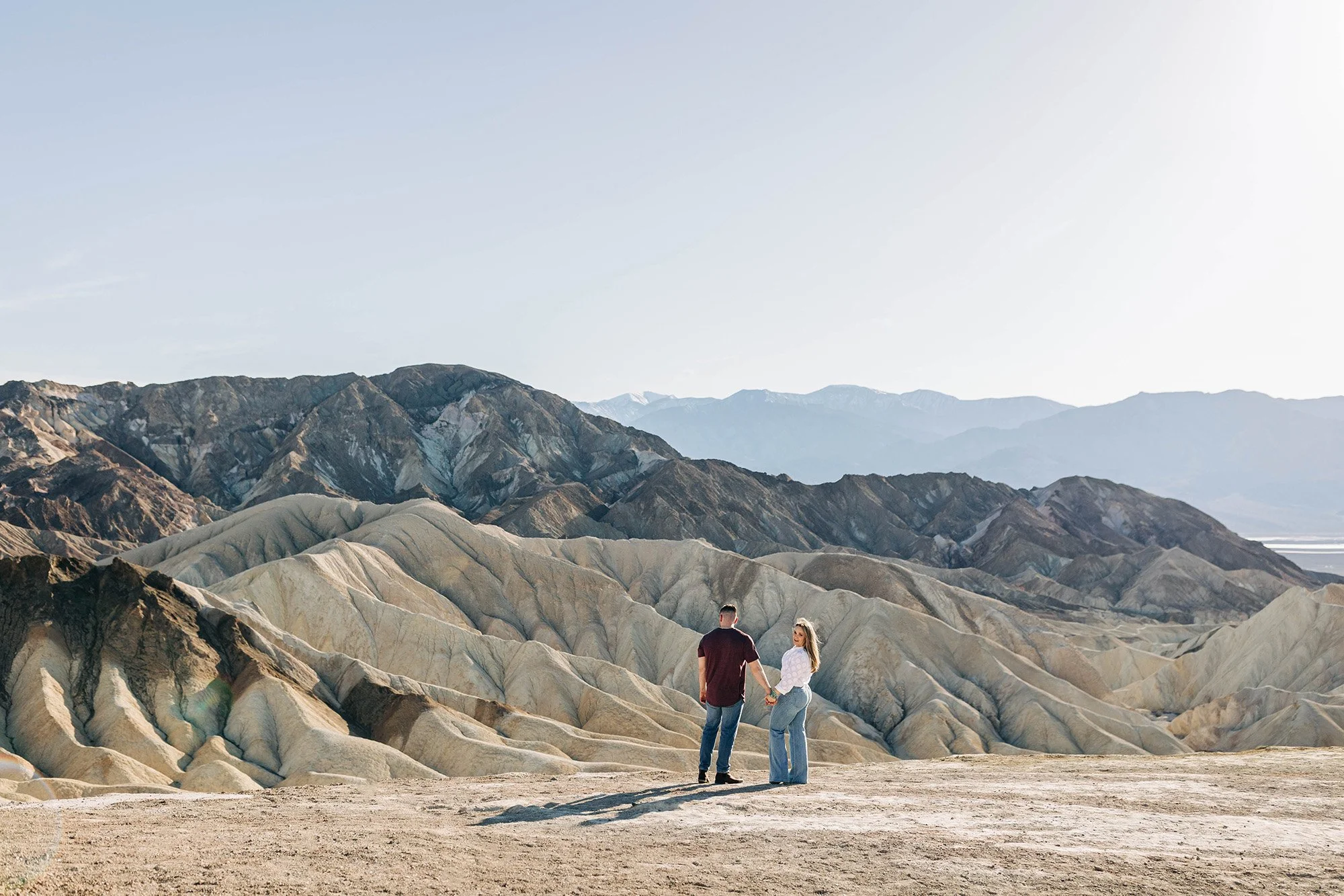 Winter Death Valley Engagement Session | Aly & Alex — Love and ...