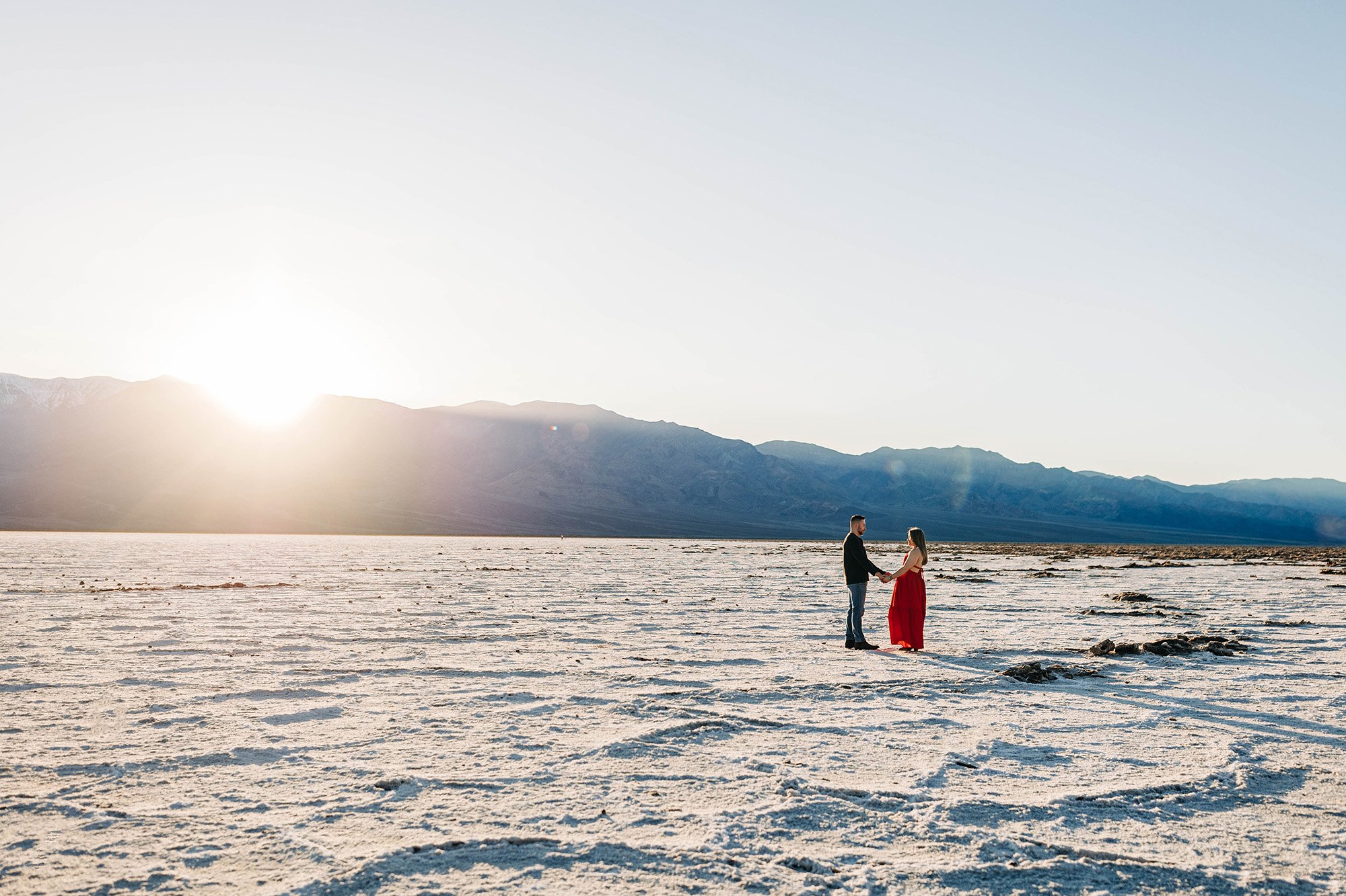 Winter Death Valley Engagement Session | Aly & Alex — Love and ...