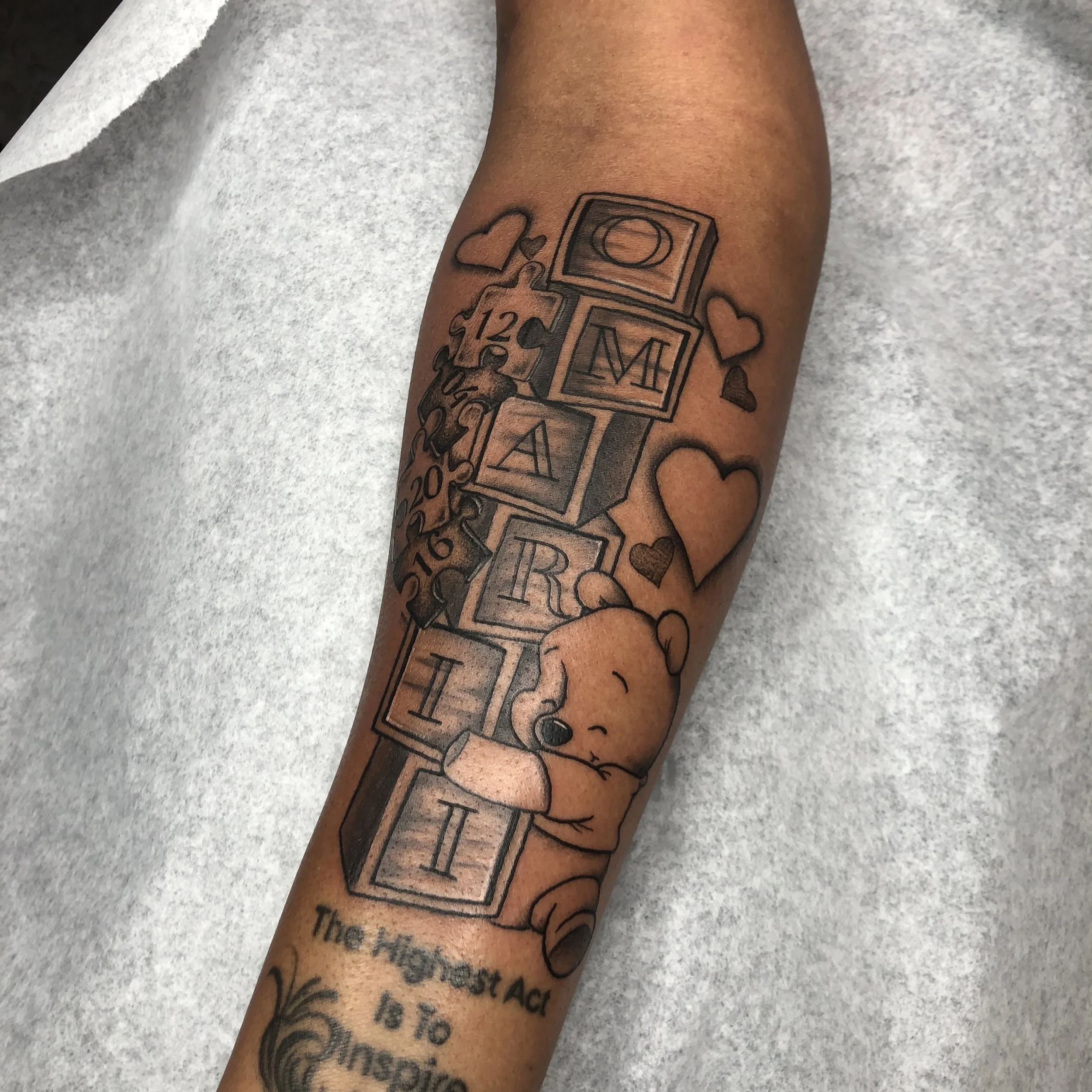 Baby Blocks Tattoo