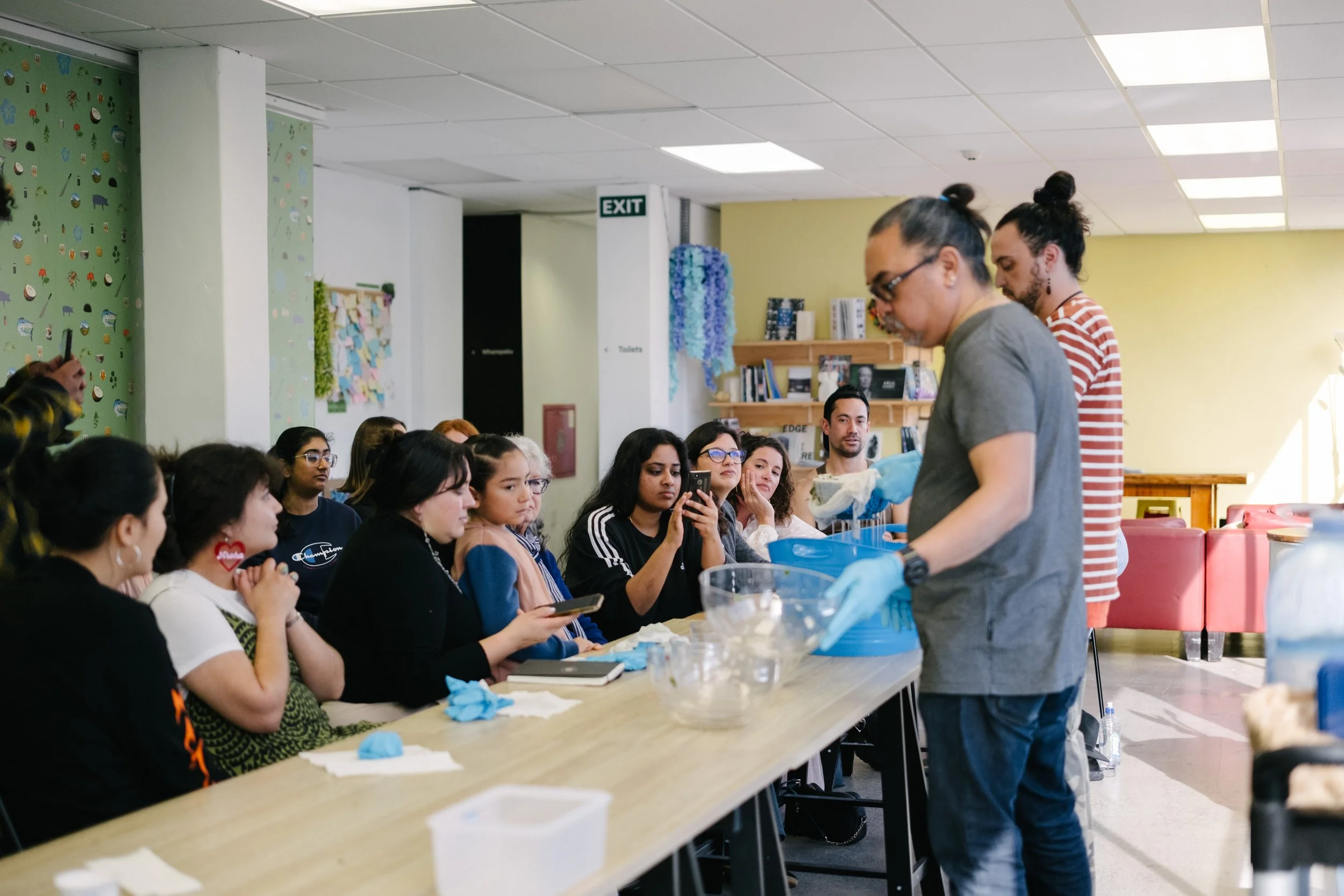 Images | He Mana Makawe Hair Serum Workshop with Koro Sciascia — Tautai Pacific Arts Trust
