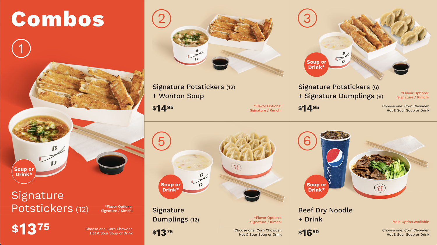 Menu — Bafang Dumpling