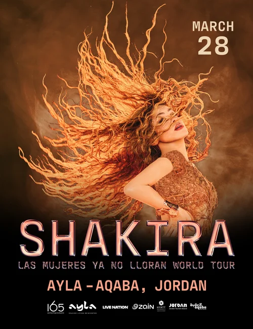 Shakira to Perform Live in Jordan for the First Time as Part of 2026 ...