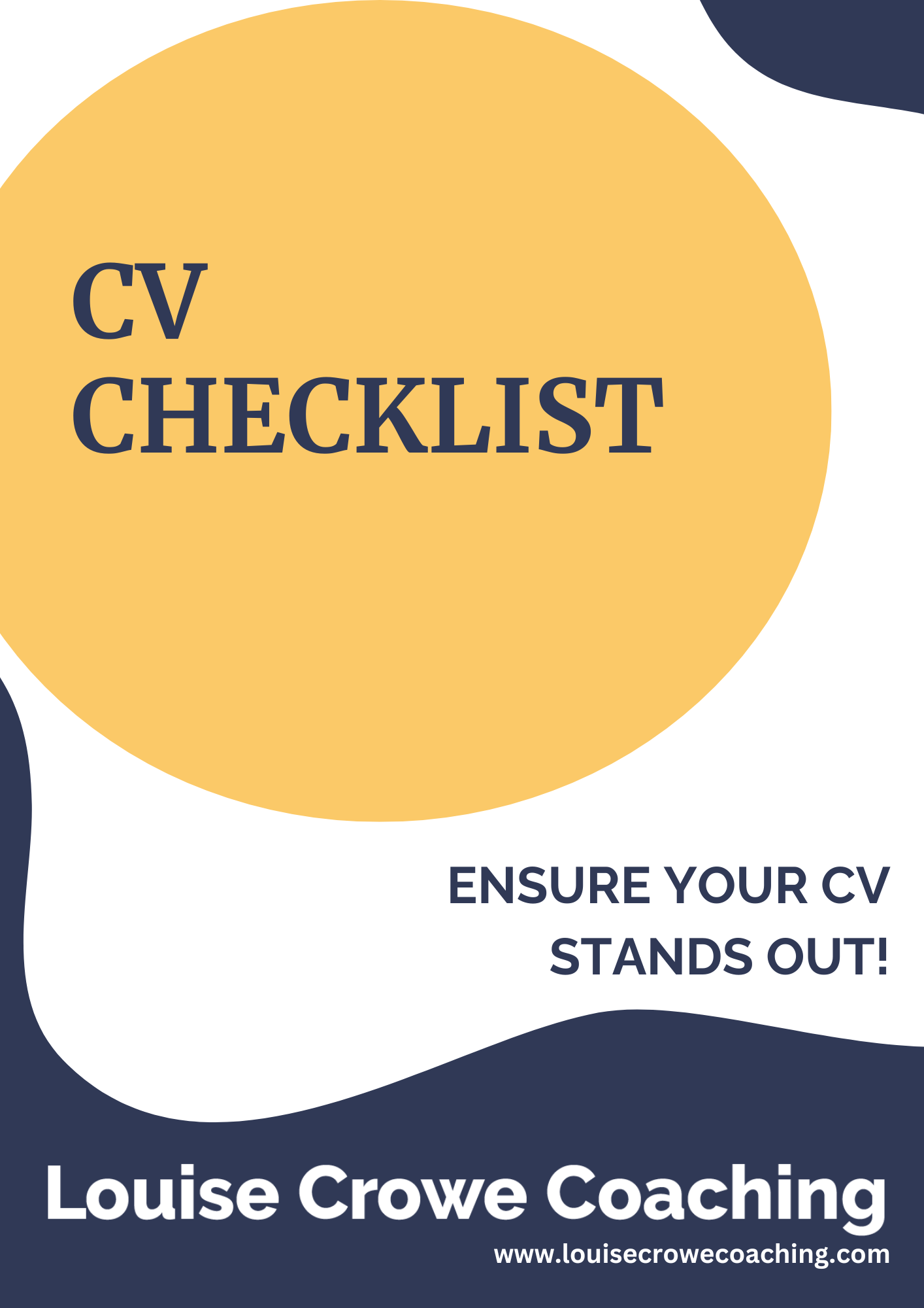 Free CV Checklist for Job Seekers - Format, Structure & Work Experience ...