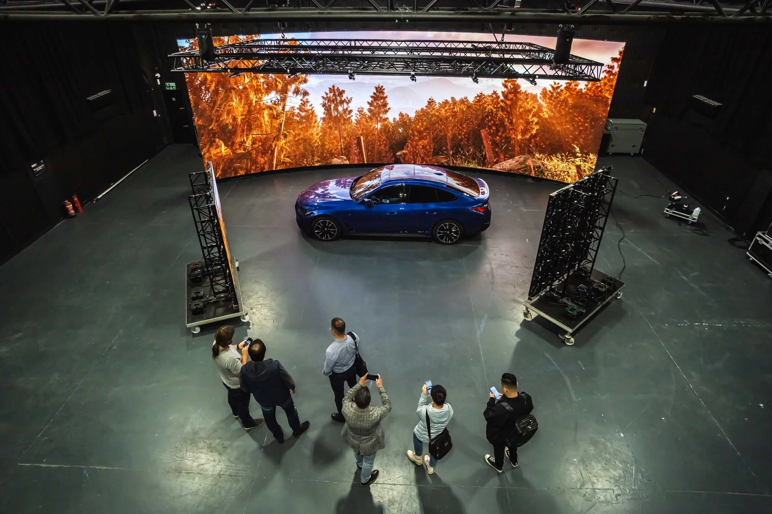 Mobile LED stage studio | LED screen hire for virtual production ...