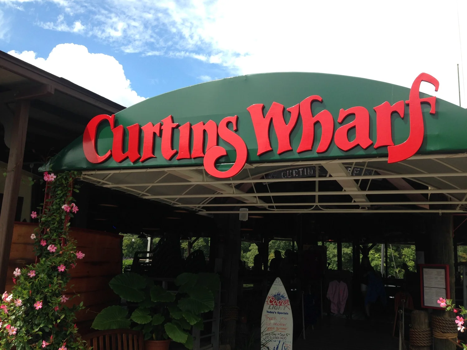 Curtin's Wharf Restaurant at Curtin Marina