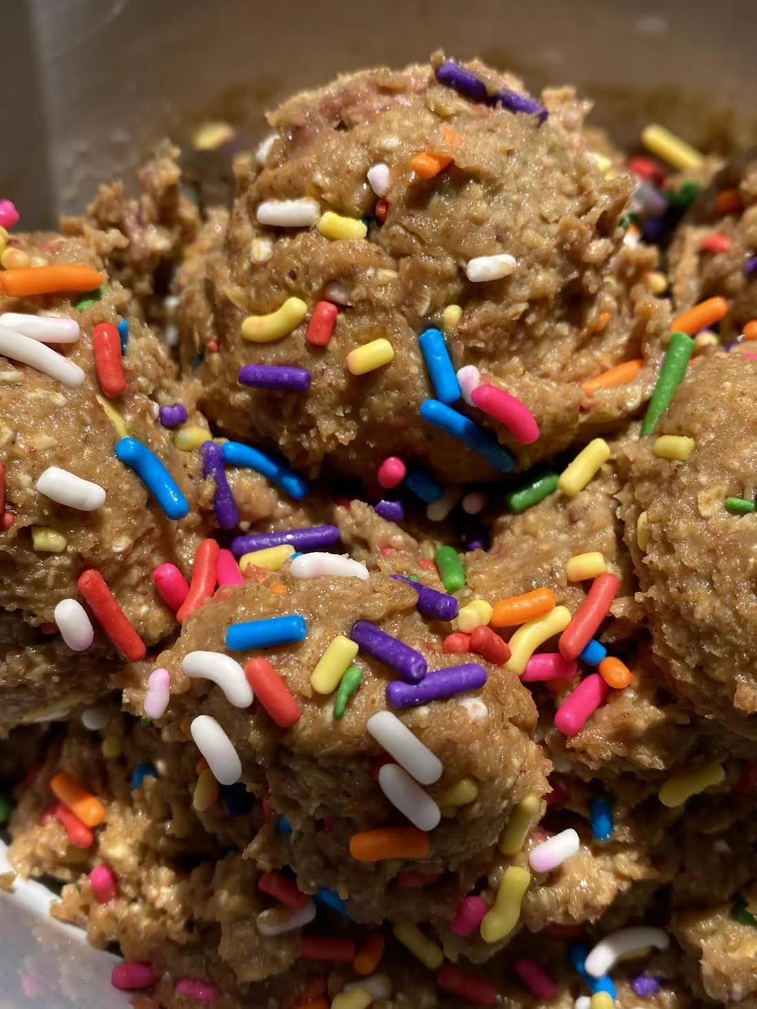 Protein Cookie Dough (Funfetti) — Cooking by Kylie