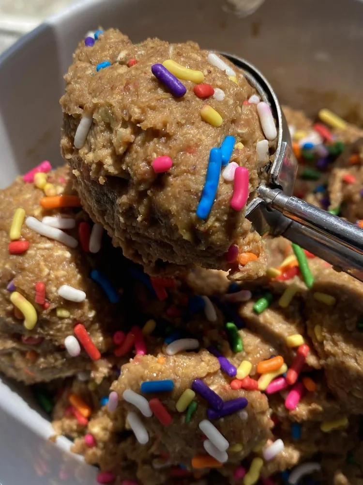 Protein Cookie Dough (Funfetti) — Cooking by Kylie