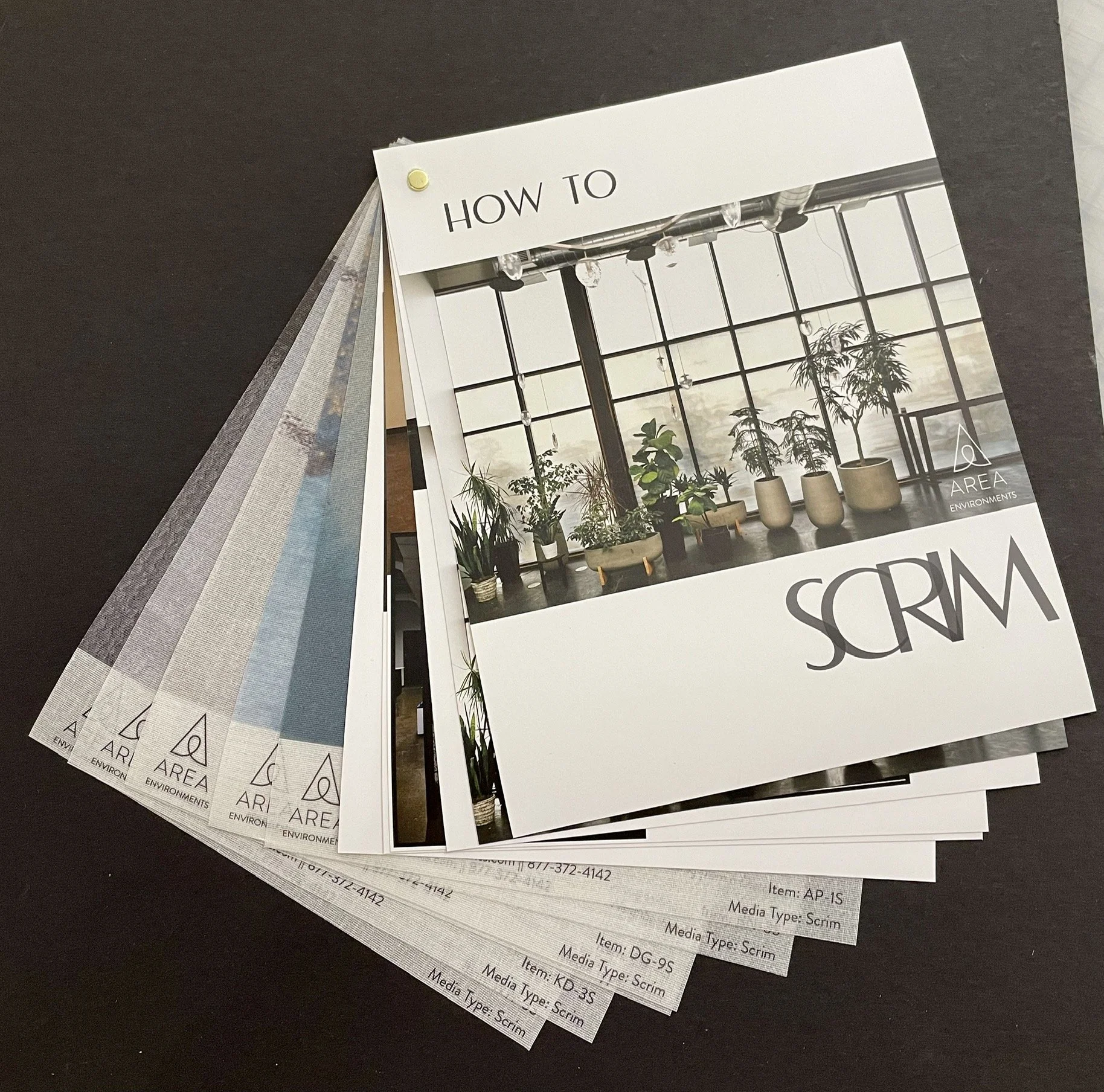 "How to Scrim" Window Film Samples — Area Environments
