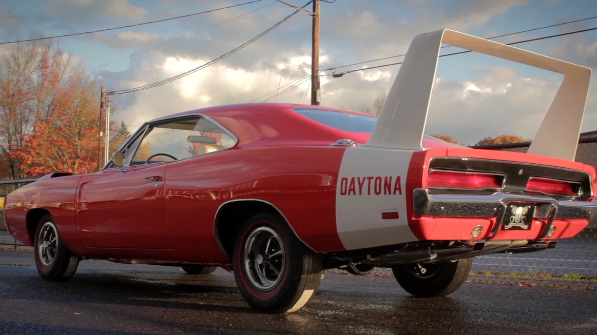 1969 CHARGER DAYTONA RED — Graveyard Carz