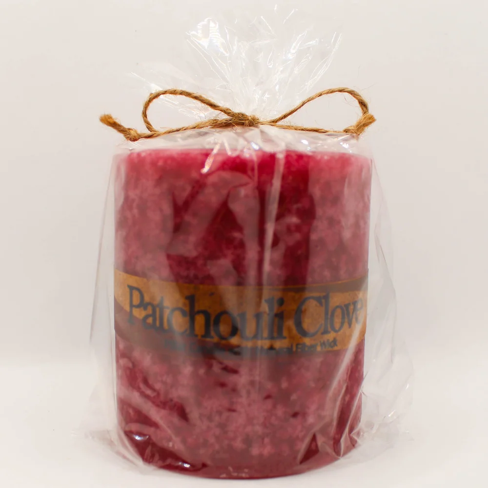 Patchouli Pillar Candle (Choose your size) — Patchouli Garden