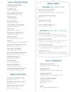 Menu — The Barn Princeton