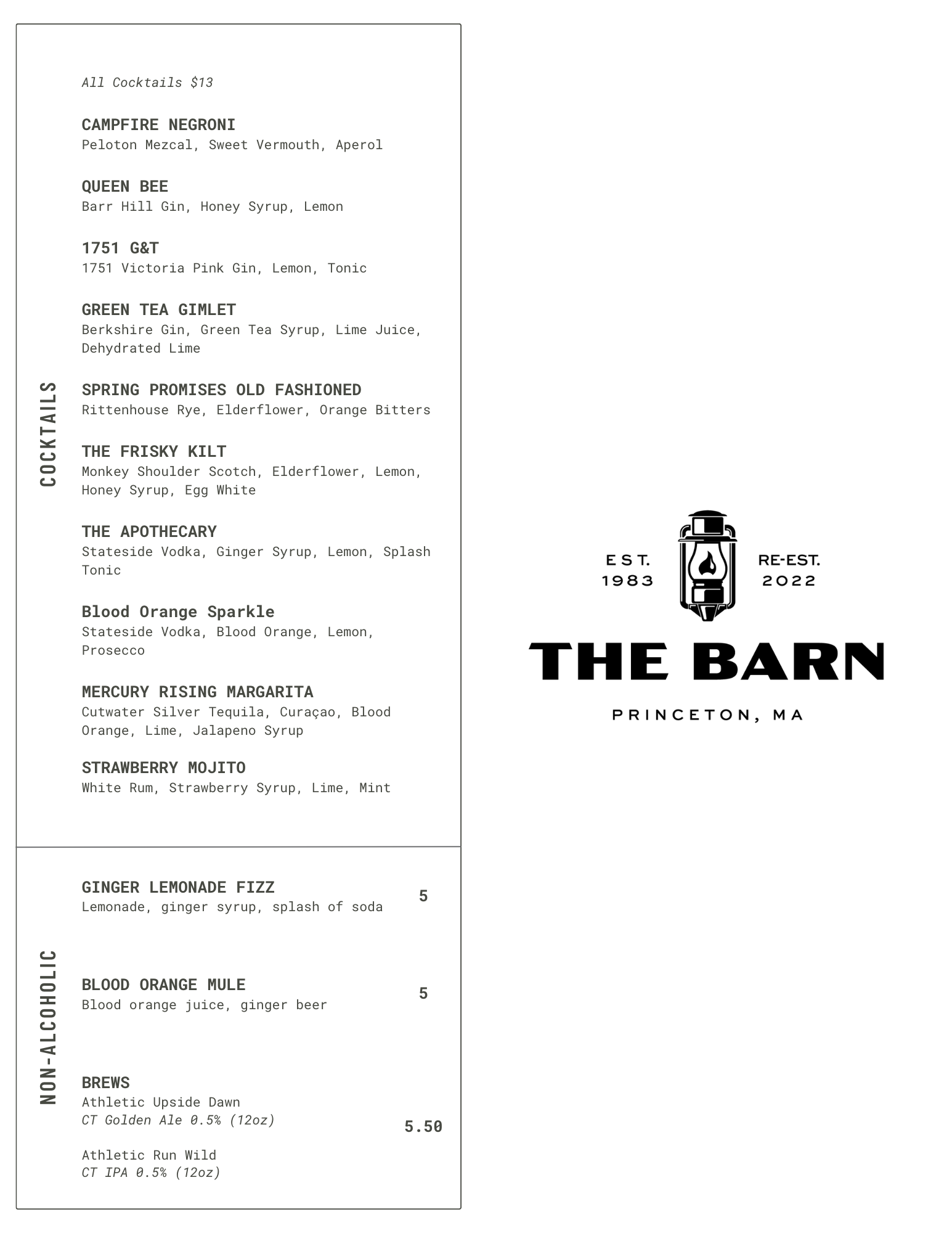 Food & Drink — The Barn