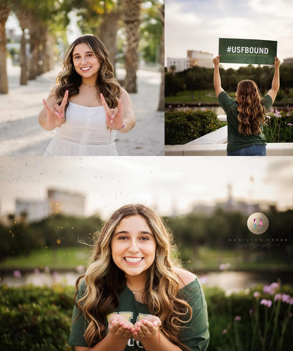 Senior Photos Downtown Tampa | USF Bound and Grad — Hamilton Creek ...