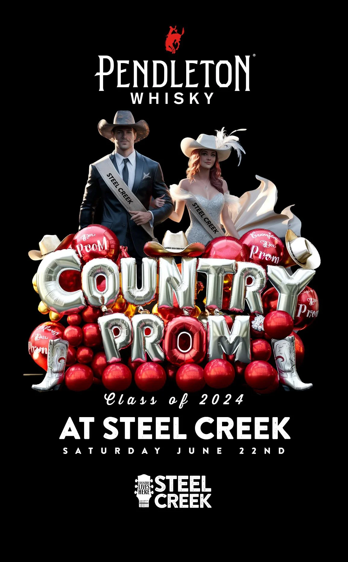 Pendleon Whisky Country Prom — Steel Creek | Country Lives Here