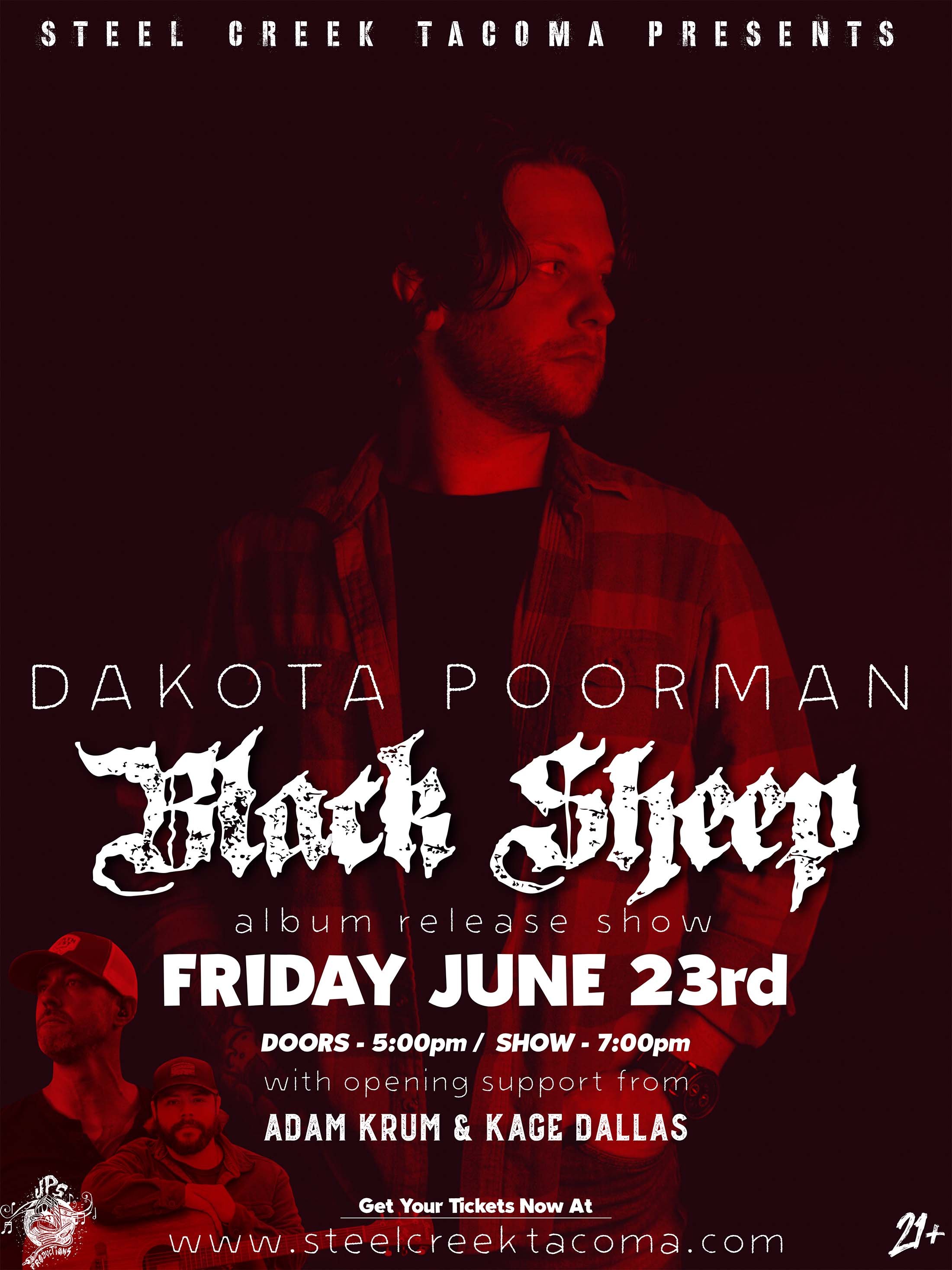 Dakota Poorman Black Sheep Album Release — Steel Creek | Country Lives Here