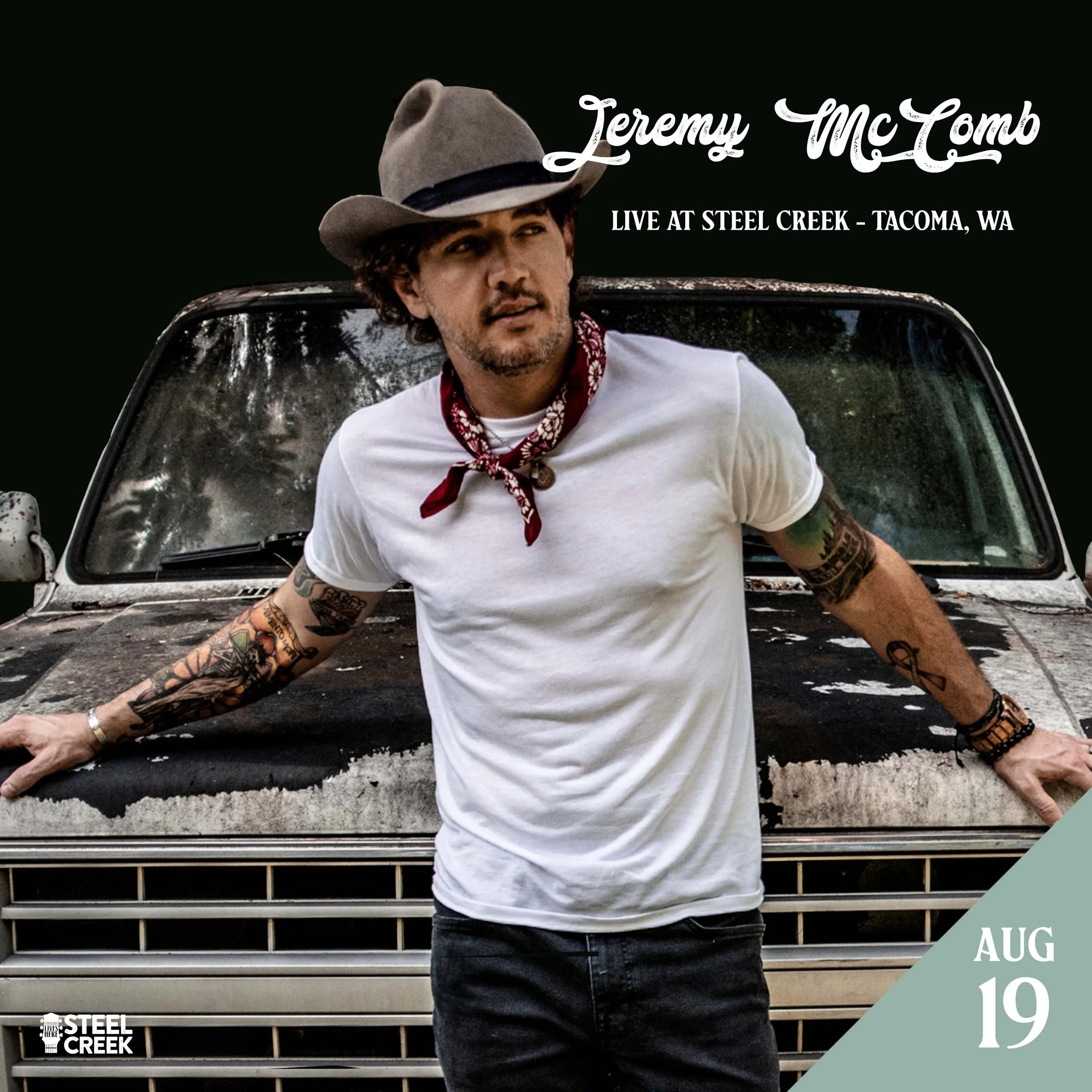 Jeremy McComb Live in Tacoma, WA (Full band show) — Steel Creek ...