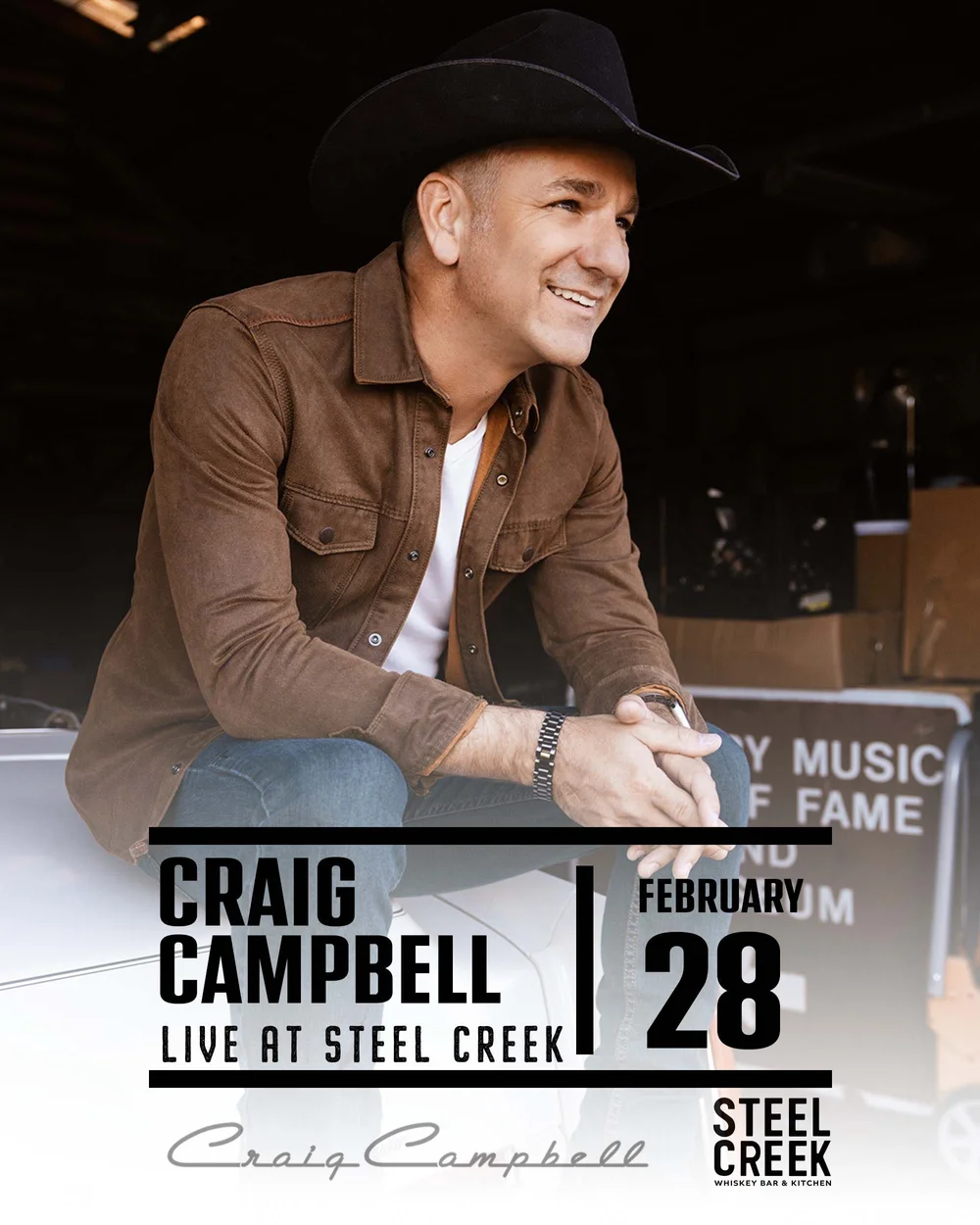 Craig Campbell live in Tacoma Washington — Steel Creek | Country Lives Here