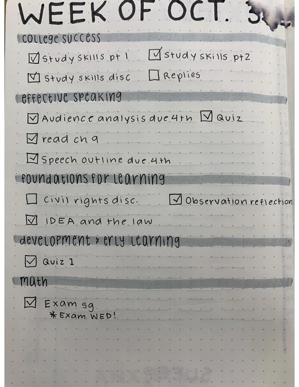 How to Use Your Journal to Plan for a Great Semester — Lydias Journals