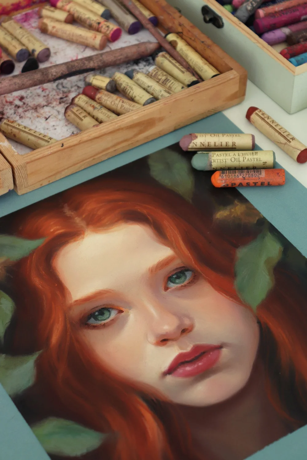 How to paint a realistic portrait with oil pastels — YOLANDA BLAZQUEZ ART