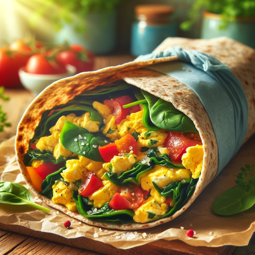 Healthy Whole Wheat Egg Wrap Recipe - Nutrient-Packed Breakfast Delight ...
