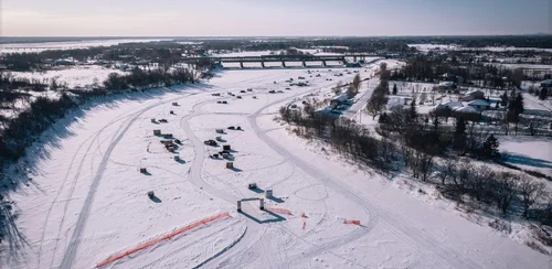 Lockport Ice Fishing Village — Red River North Tourism