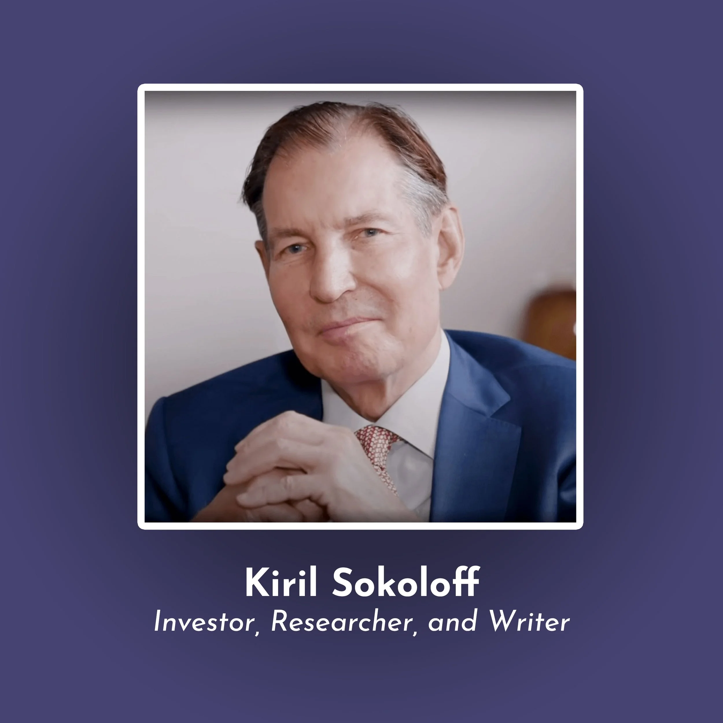 Kiril Sokoloff: “What’s the Most Important Question in Today’s World?” | The Great Simplification