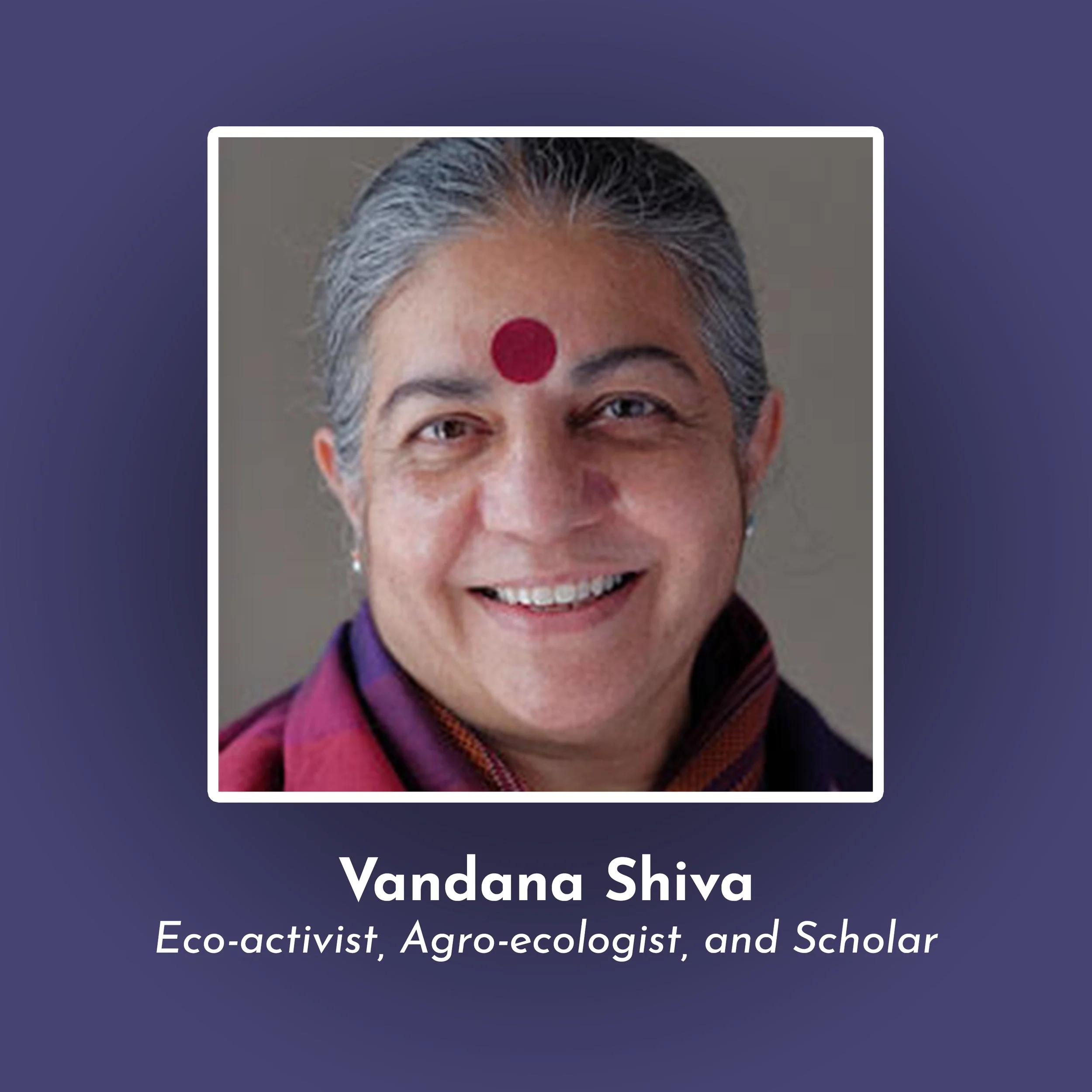 Vandana Shiva: "Agroecology and The Great Simplification" | The Great ...