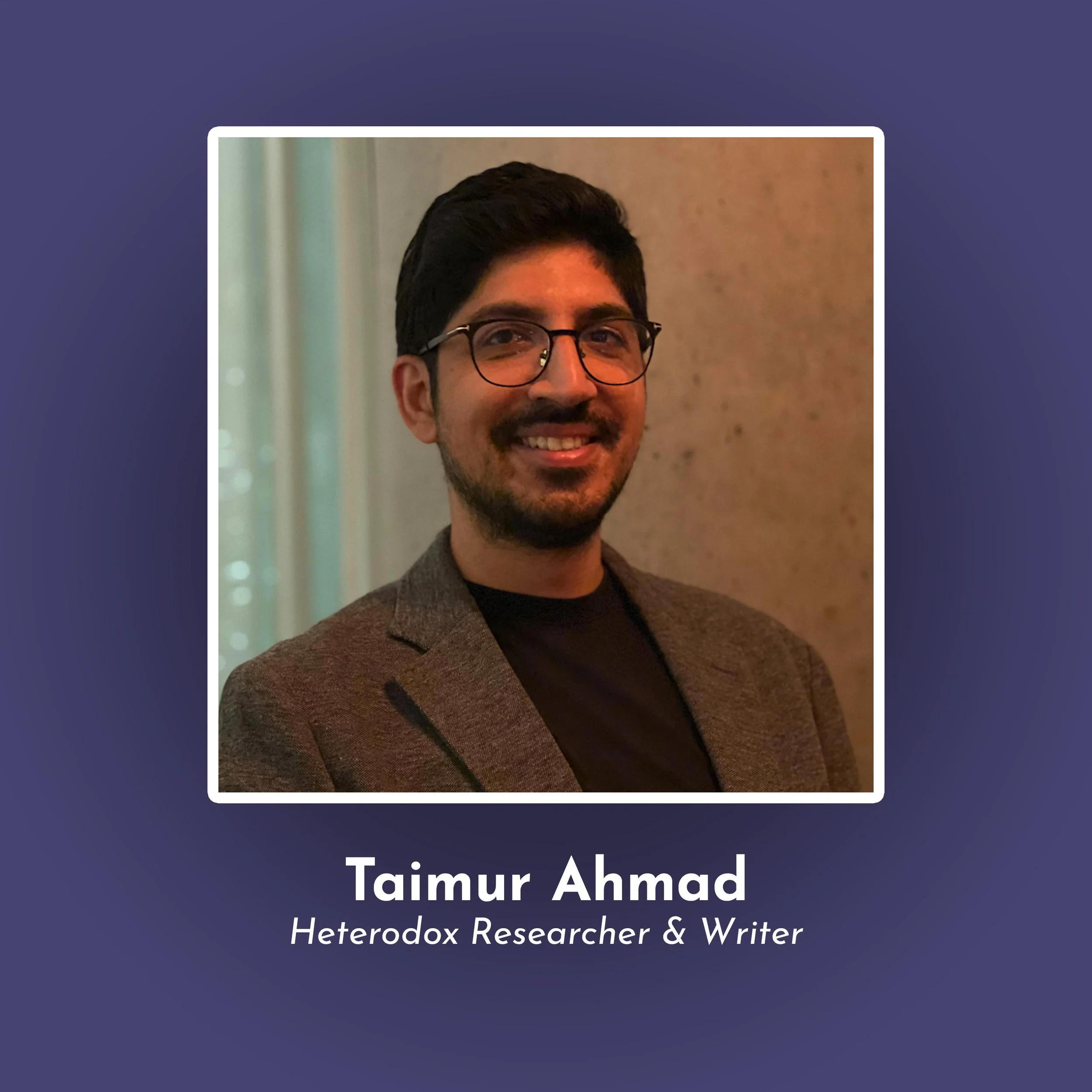 Taimur Ahmad: "Energy Inequality in the Polycrisis" | The Great ...