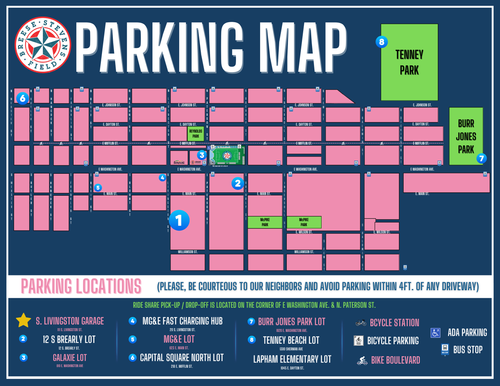 Directions & Parking — Breese Stevens Field