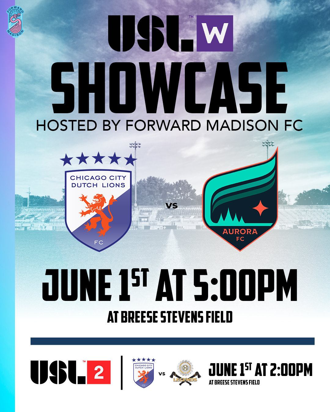 USL W League Women's Soccer Showcase — Breese Stevens Field